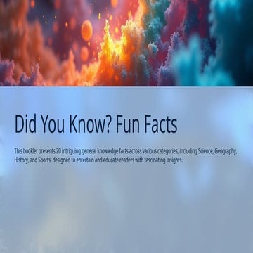 Did You Know_ Fun Facts.pptx Informative content | PPTX