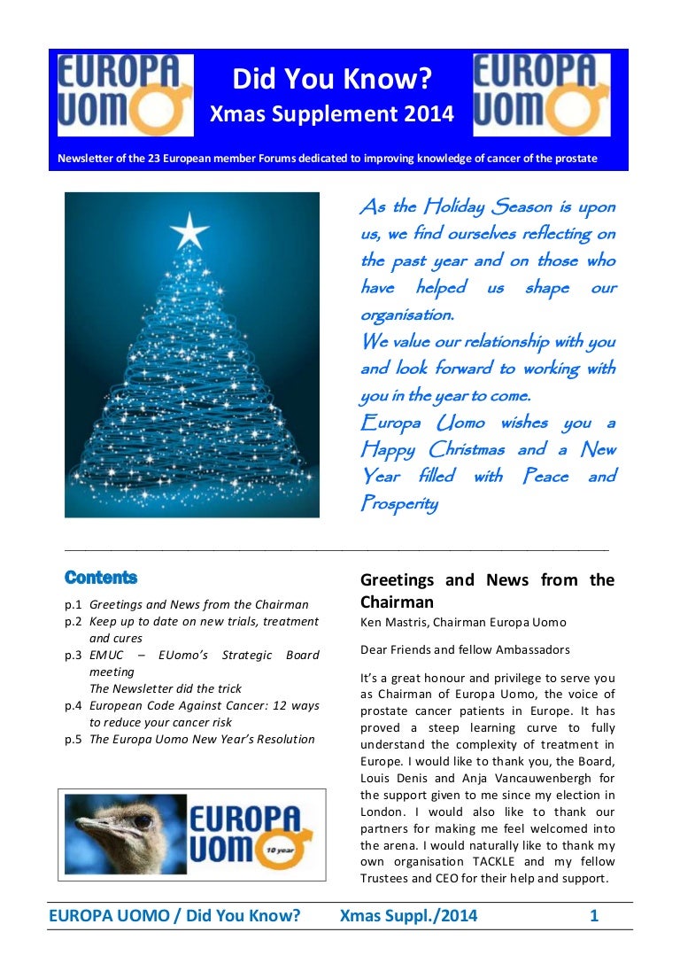 Did you know newsletter suppl.1 2014