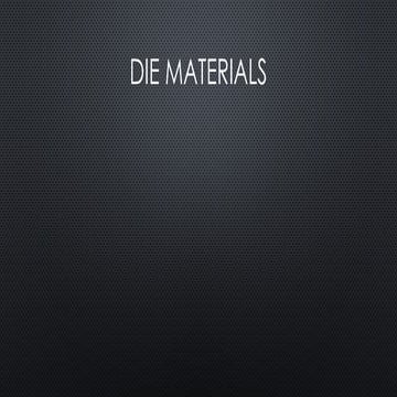 DIE PREPARATION AND DIE SYSTEMS.pptx