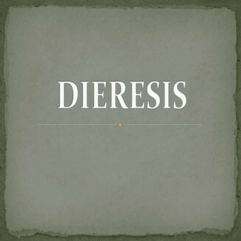 Dieresis | PPTX