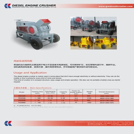 Diesel engine-crusher | PDF