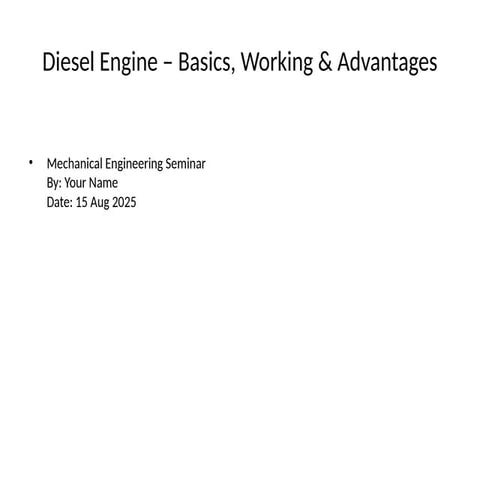 Diesel_Engine_Presentationgtp made with .pptx