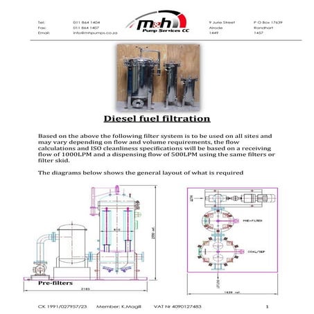 Diesel fuel filtration | PDF