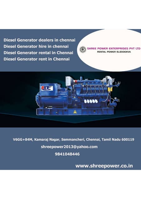 Diesel Generator dealers in chennai.pdf