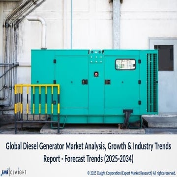 Diesel Generator Market Outlook: Industry Growth & Opportunities by ...
