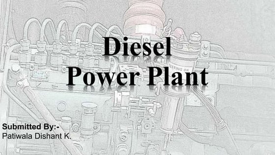 Diesel engine power plant | PPT