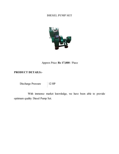 Pressure booster pump | DOCX