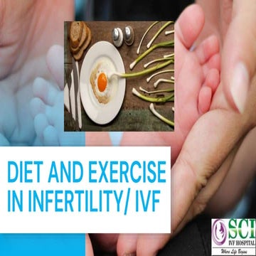 Role of Diet and Exercise in infertility and IVF | PPTX