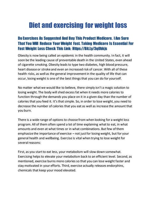 Why Exercise is Important | PPTX | Weight Loss | Healthy Living