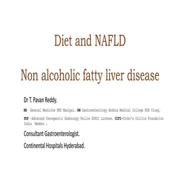 Diet and NAFLD.pptx dieatry interventions fatty liver disease | PPTX