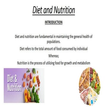 Diet and Nutrition 1.pptx for the 2nd semester of BSN generic | PPT
