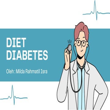DIET DIABETES MELLITUS _ pedoman diet untuk penderita dm | PDF