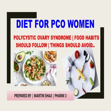 Diet for pco women- Polycystic ovary syndrome | food habits should ...