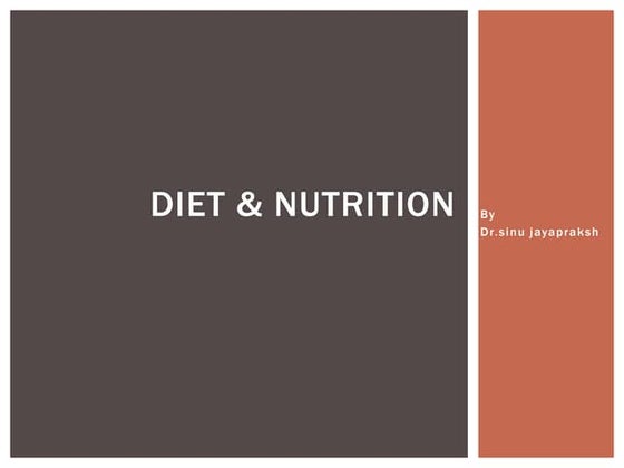 Basic tools in nutrition | PPT