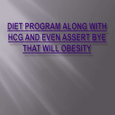 Hcg Diet Drops Ppt