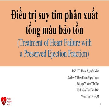 Dieu tri-suy-tim-phan-xuat-tong-mau-bao-ton-pham-nguyen-vinh | PDF