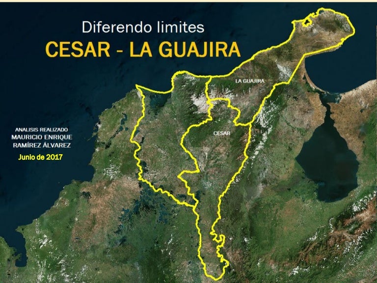Diferendo Departamentos Cesar y La Guajira, Colombia