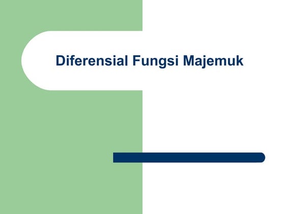 Dasar dasar matematika teknik optimasi (matrix hessian) | DOC