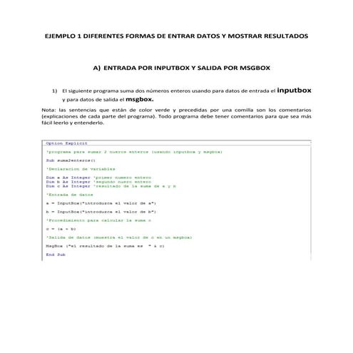 Diferentes formas input_output | PDF