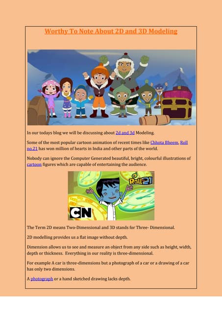 Chapter.1.pptx 2D animation ............ | PPTX | Computer Animation ...