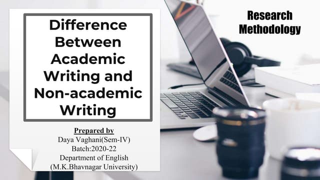 Introduction to Academic writing | PPTX