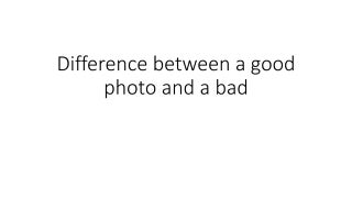 Composition, some basic rules of photography | PPT