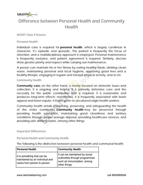 Health hygiene & nutrition | PPTX