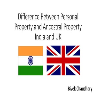 Difference Between Personal Property and Ancestral Property India and ...
