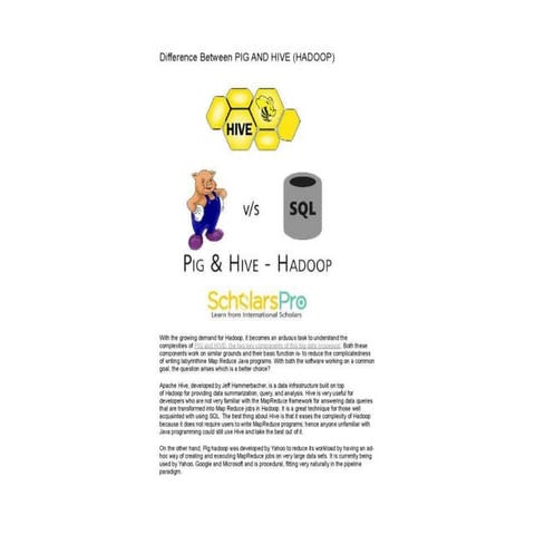 Difference between pig_and_hive | PPT