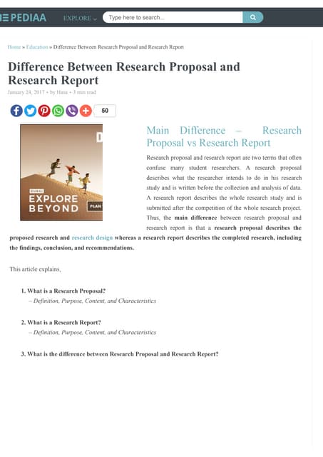 Literature review in a research proposal | PPT