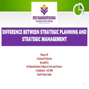 DIFFERENCE BETWEEN STRATEGIC PLANNING AND STRATEGIC MANAGEMENT(SM02).pptx
