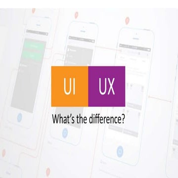 Difference between UI & UX | PPTX