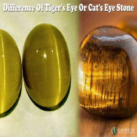 Difference Of Tiger's Eye Or Cat's Eye Stone | PPTX