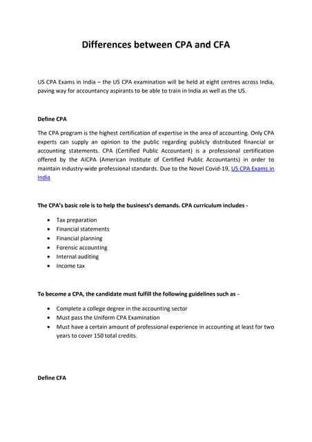 CFA Institute - Regulator and Program Recognition | PDF