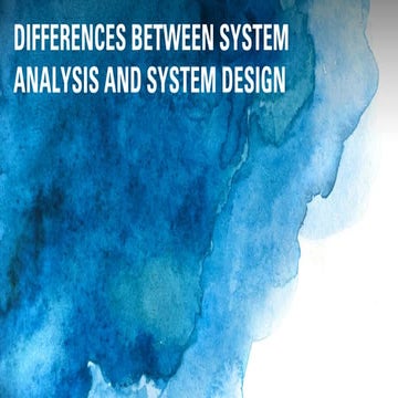 Differences between System Analysis and System Design.pdf