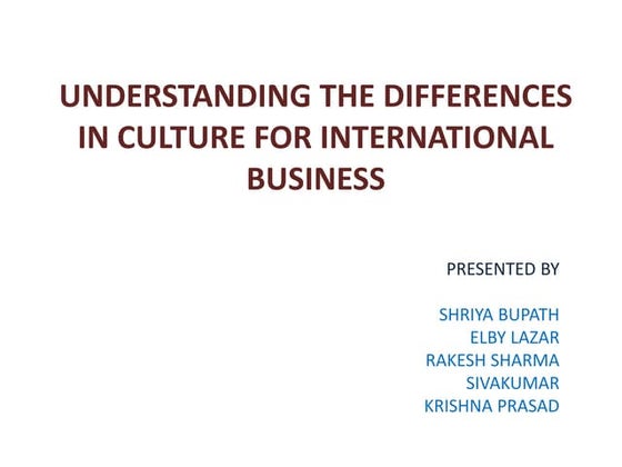 Cultural Aspects of the Contemporary Consumer Behavior | PPT