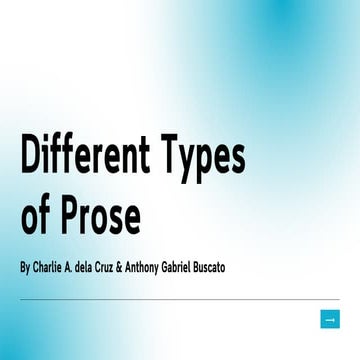 Different-Types-of-Prose-1.pdf asfgjkllhhj | PDF