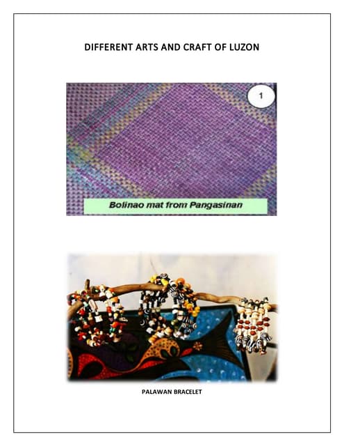 Folk Arts and Crafts of the Caraga and ARMM Regions | PDF