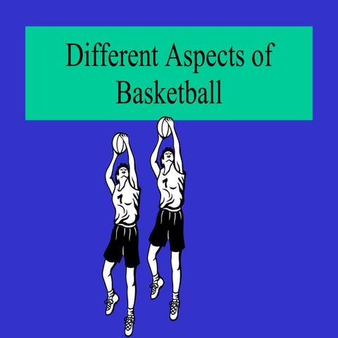 Different Aspects Of Basketball | PPT