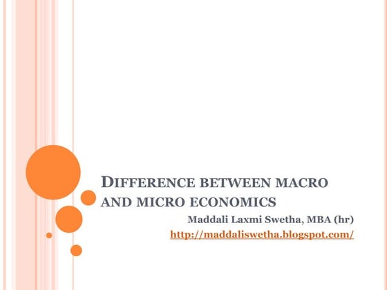 Ch. 1 micro and macro economics | PPTX | Business | Business and Finance