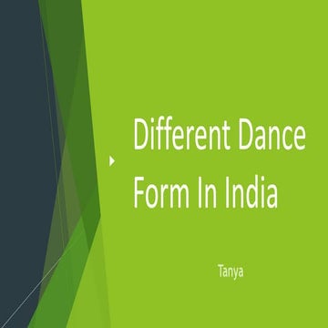Indian Dance Forms | PPTX