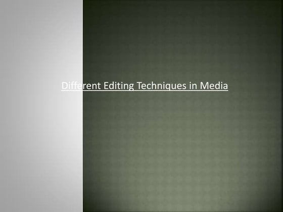 Presentation1 media | PPTX