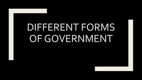 The 4 theories of government | PPT | Religion & Spirituality