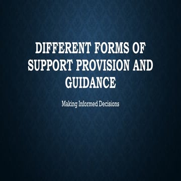 Different Forms of Support Provision and Guidance.pptx