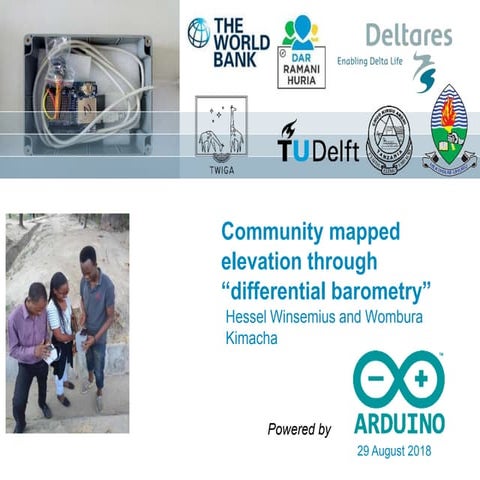 FOSS4G 2018 - Differential barometry | PPTX