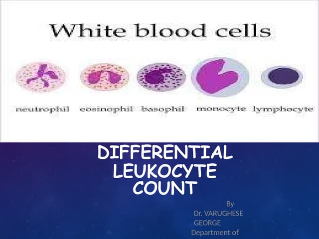 Differential cell count | PDF
