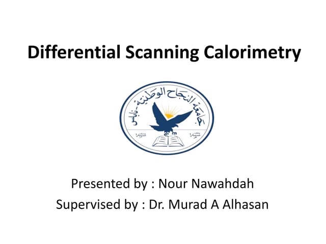 Differential scanning calorimetry | DOCX