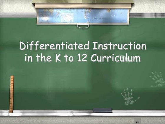 Differentiated instruction | PPT