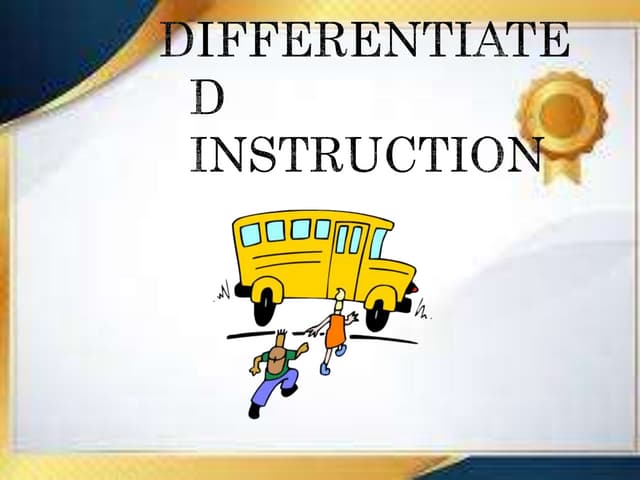 Differentiated instruction-editted | PPT