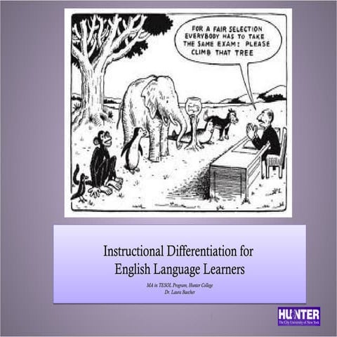 Differentiated instruction for ELLs | PPT